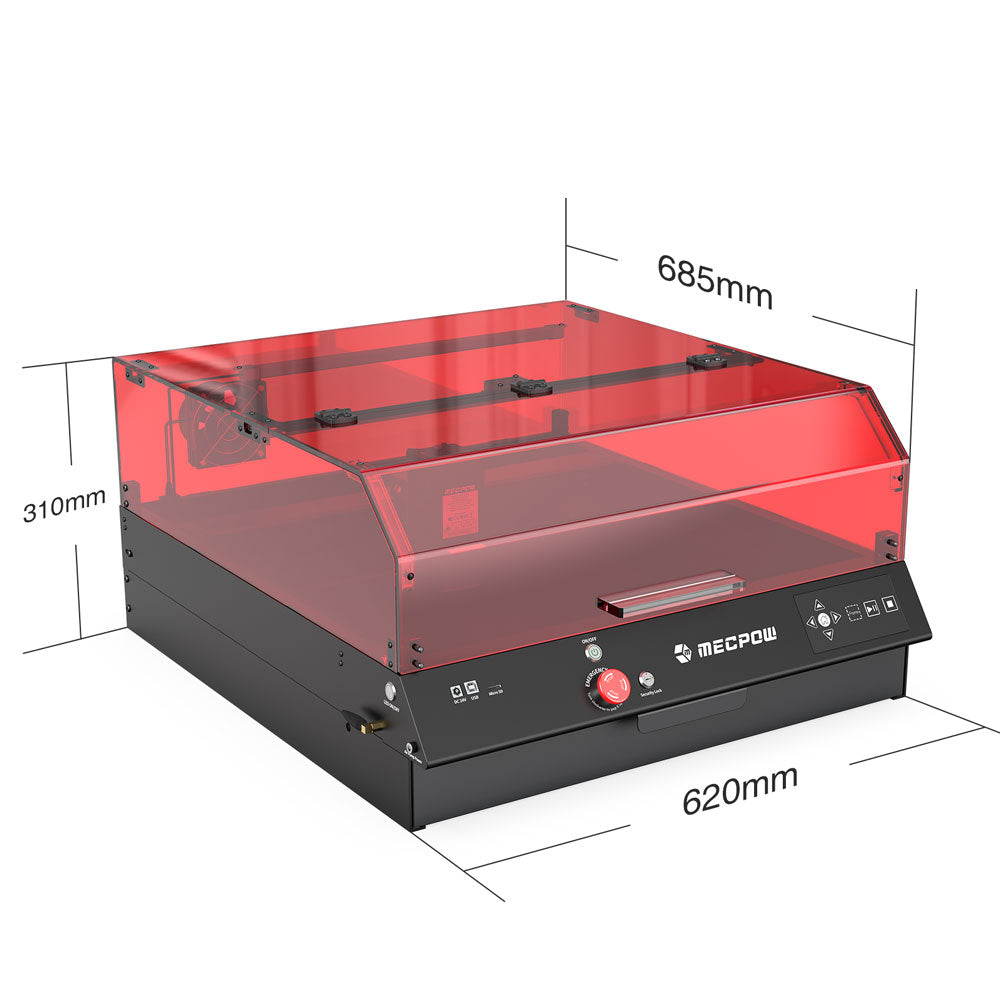 X3 Pro 10W Laser Engraving Machine With Air Pump Kit