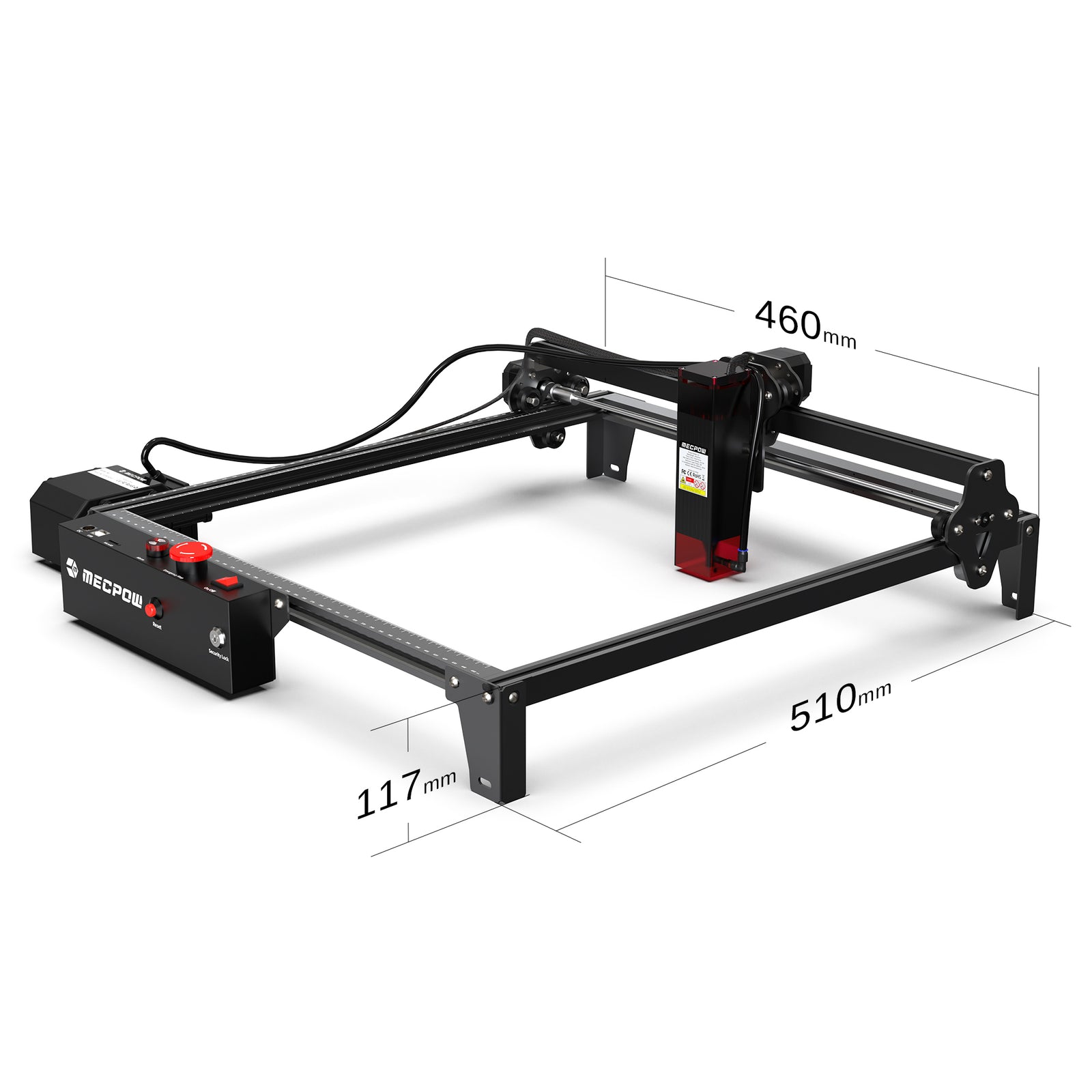 Mecpow X3 Pro 10W Laser Engraving Machine With Air Pump Kit