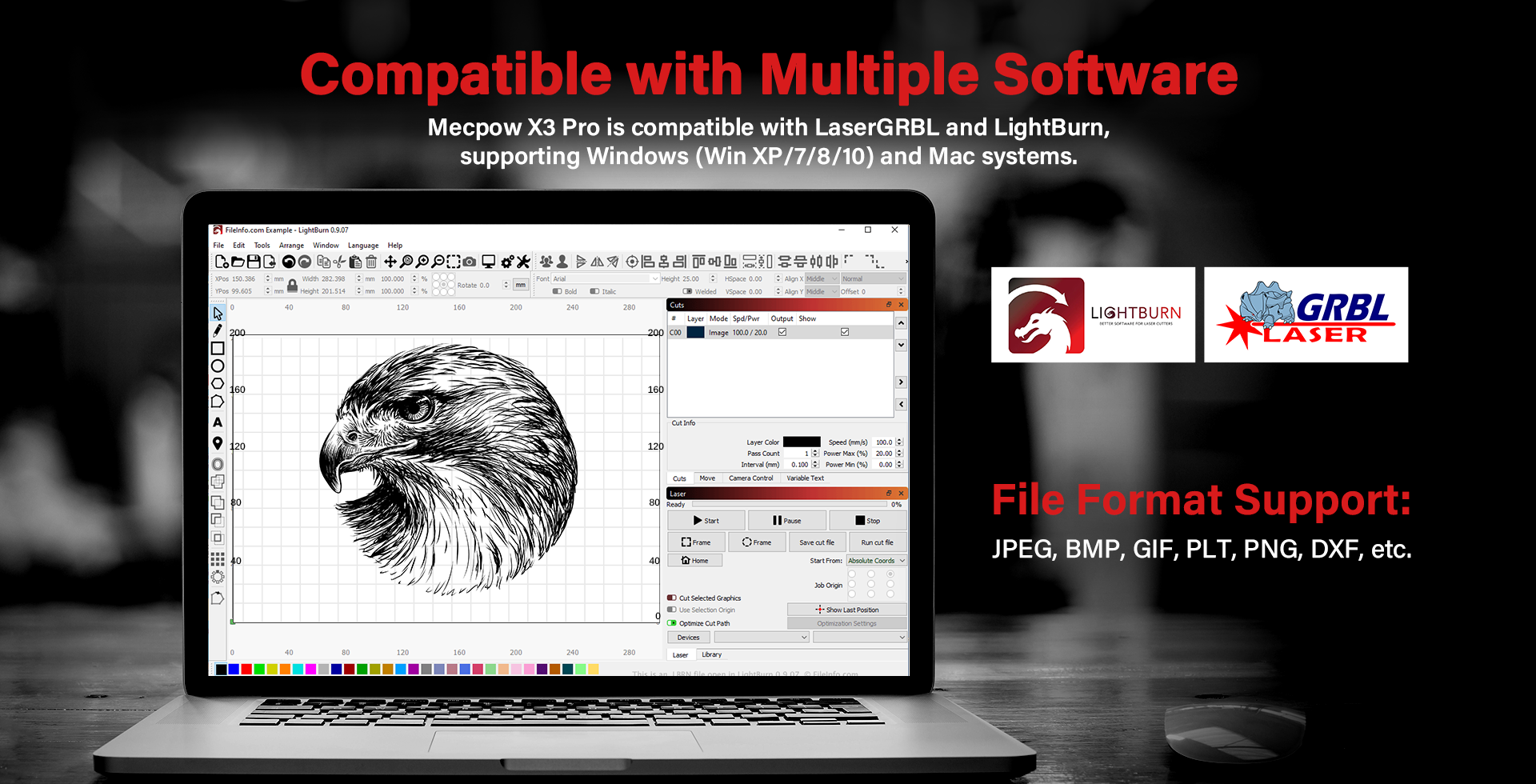 Mecpow - High Precision Laser Engraving Machine